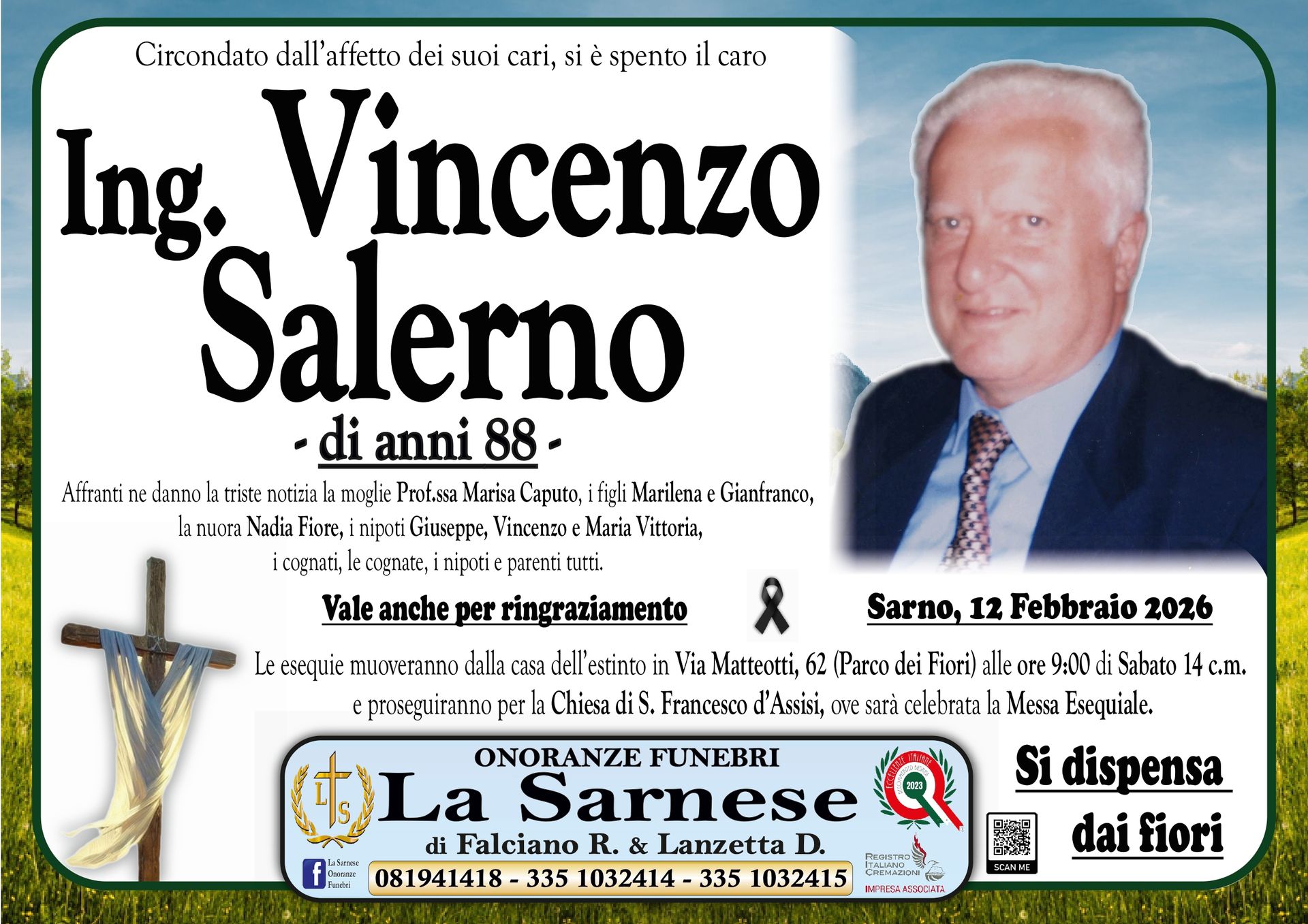 Necrologi | Sarno, San Valentino Torio, Nocera Inferiore, Nocera ...