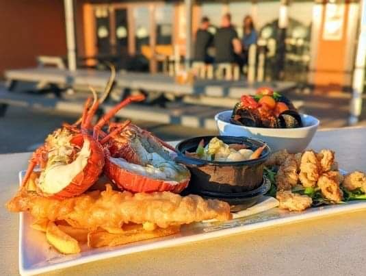 Cervantes Sports Bar & Bistro Menu featuring local lobster