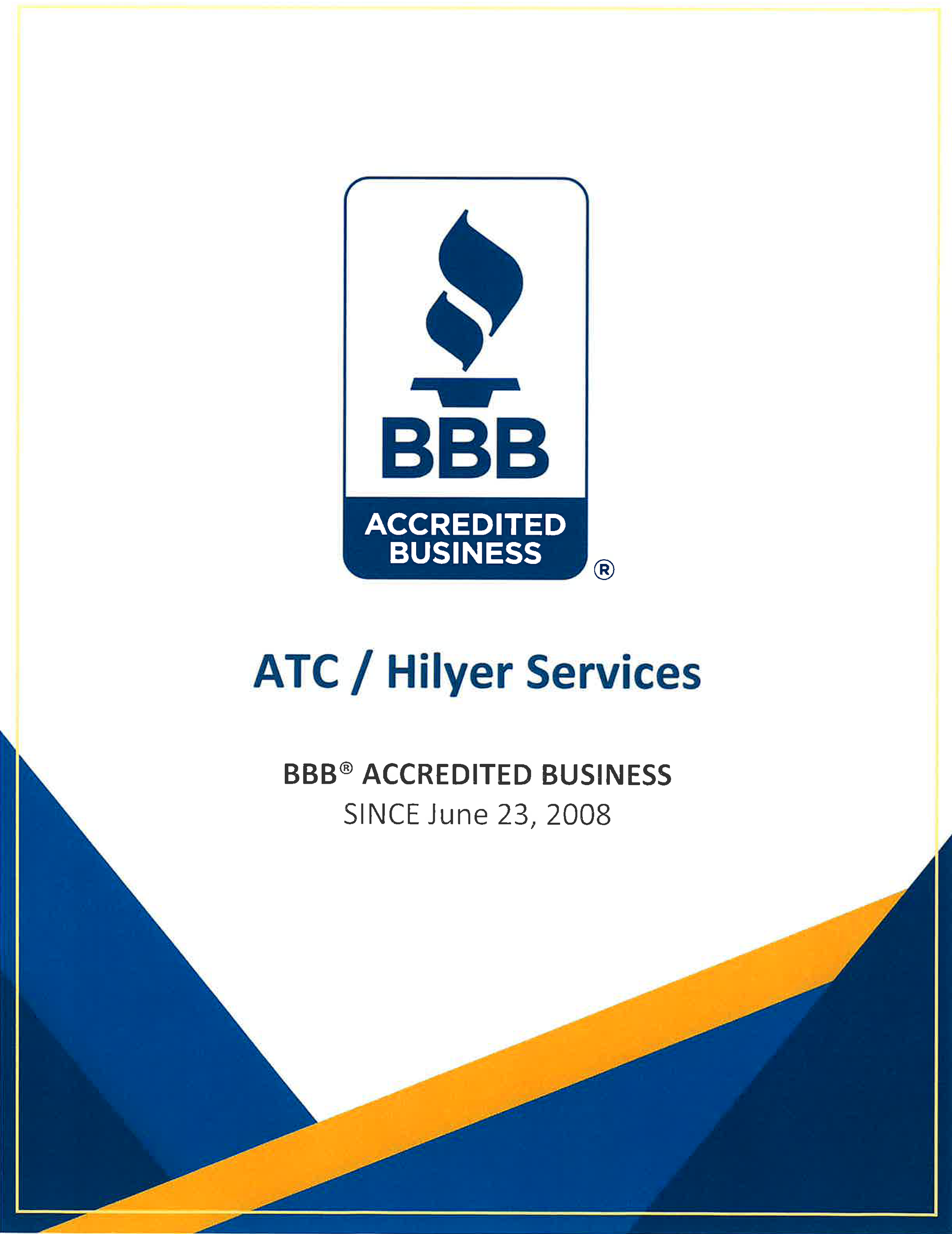 ATC Hilyer Services | Septic Tank Service | Plumbing