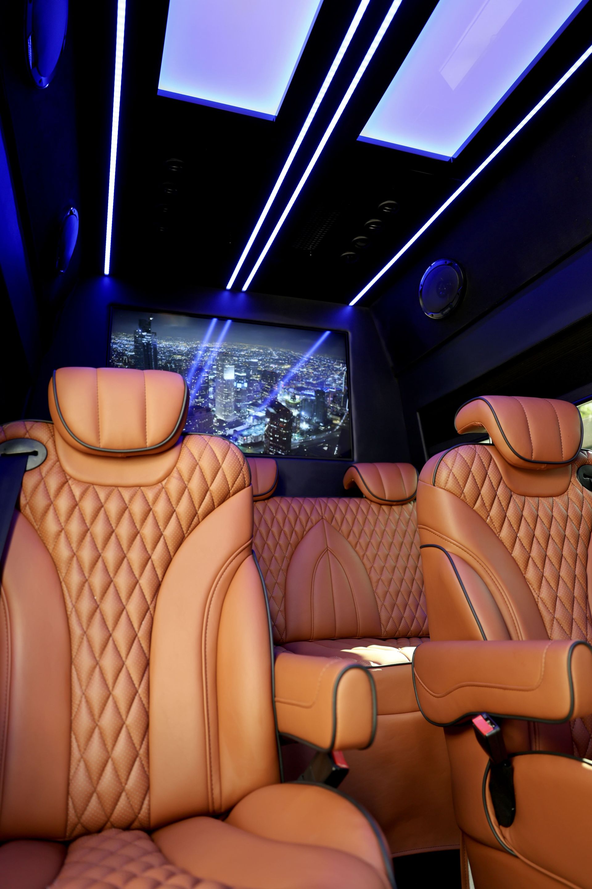Mercedes Sprinter Features Executive Seating | Phantom Limousine Service