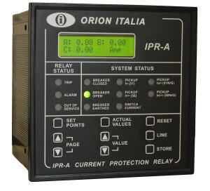Phase and Ground Fault Protection Relay - IPR-A - Orion Italia