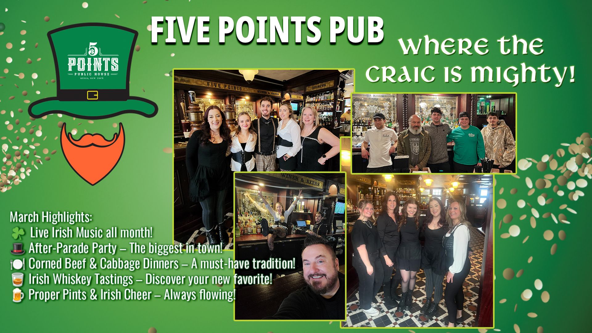 Five Points Public House and Events Center | Irish Pub & Authentic ...