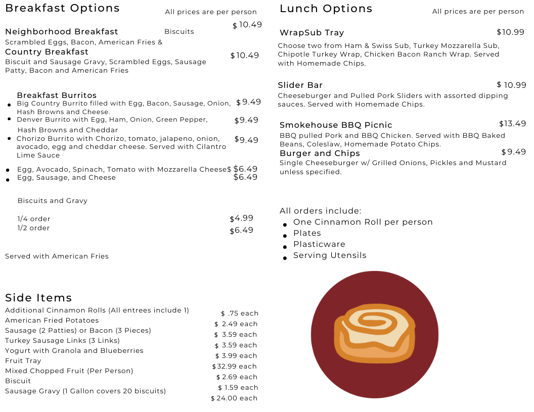 Café Menu | Kansas City, MO | Waldo Cafe