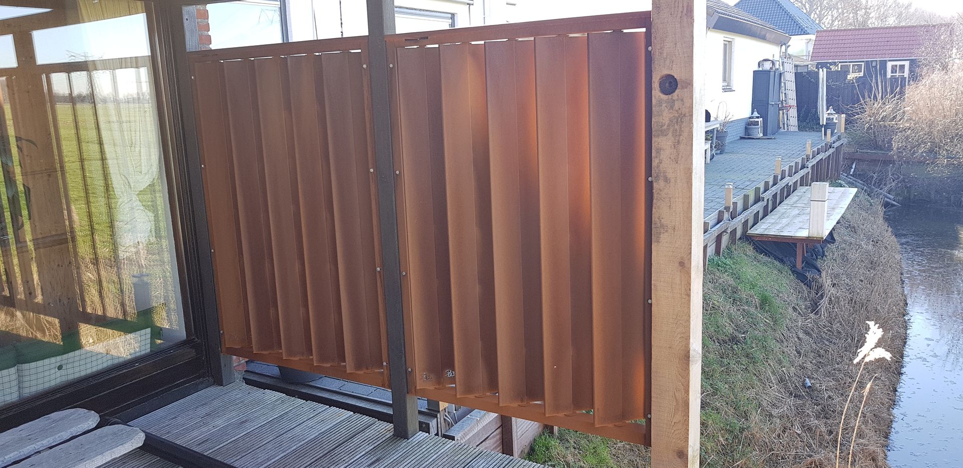 Cortenstaal shutters | Bos Tuin & Staal