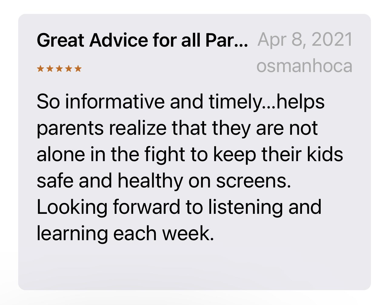 The Healthy Screen Habits Podcast