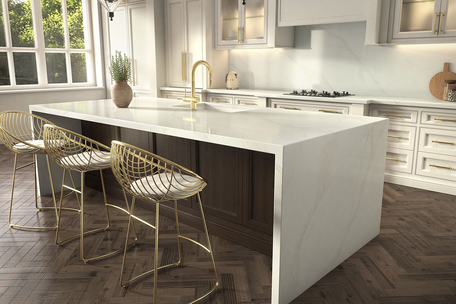 Corian Quartz Calacatta Medallion