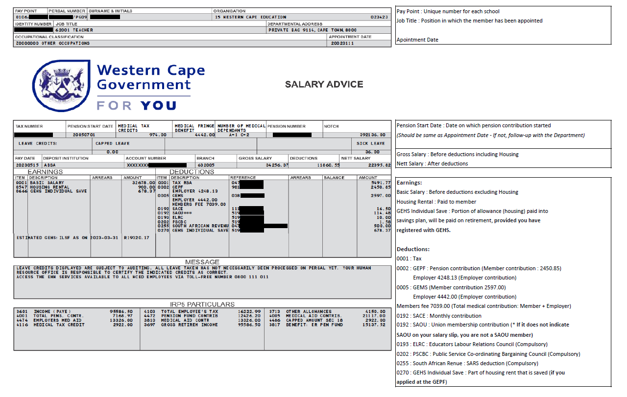 Salary scales for teachers