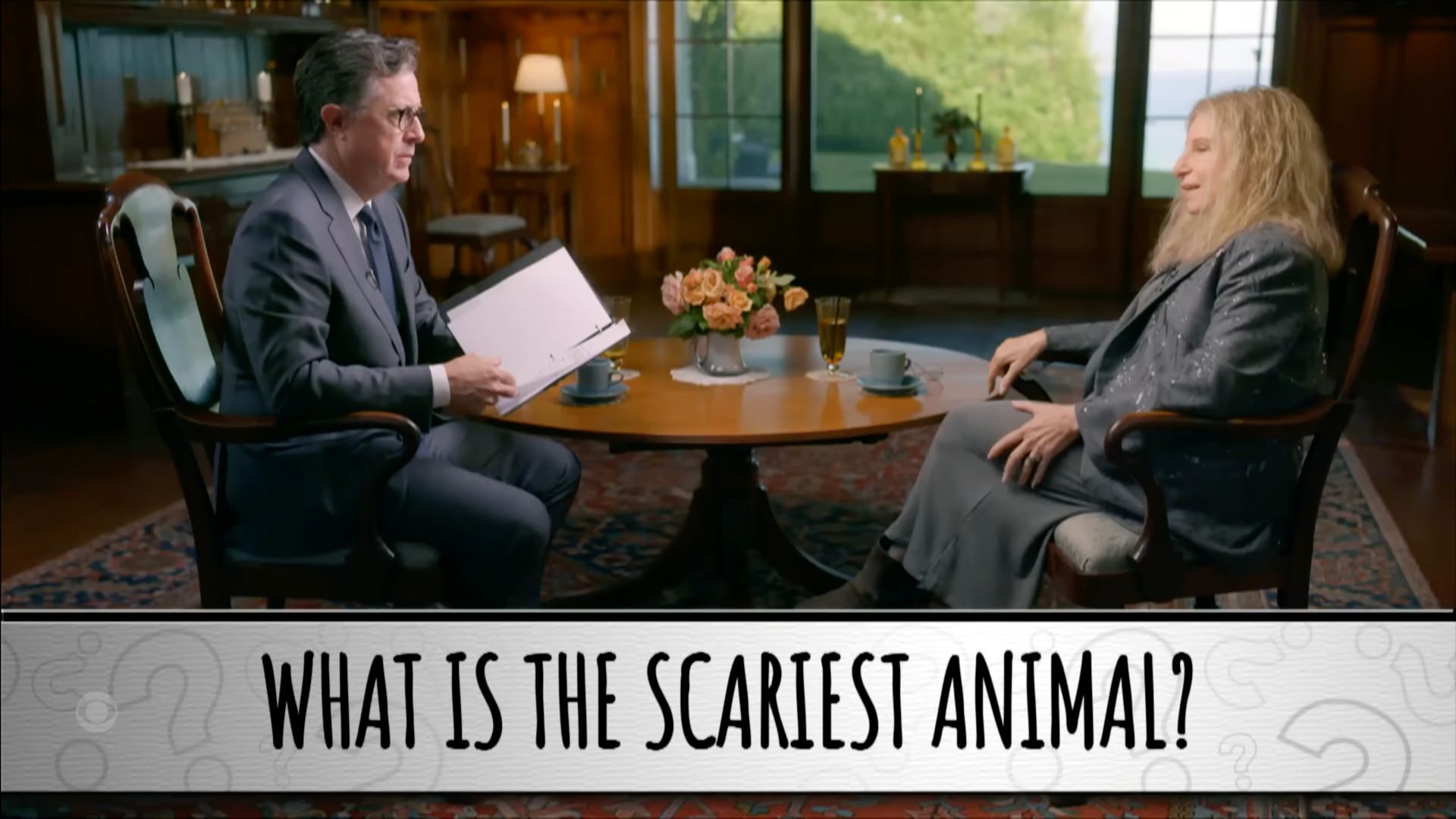 Streisand Answers Colbert Questionert 2024