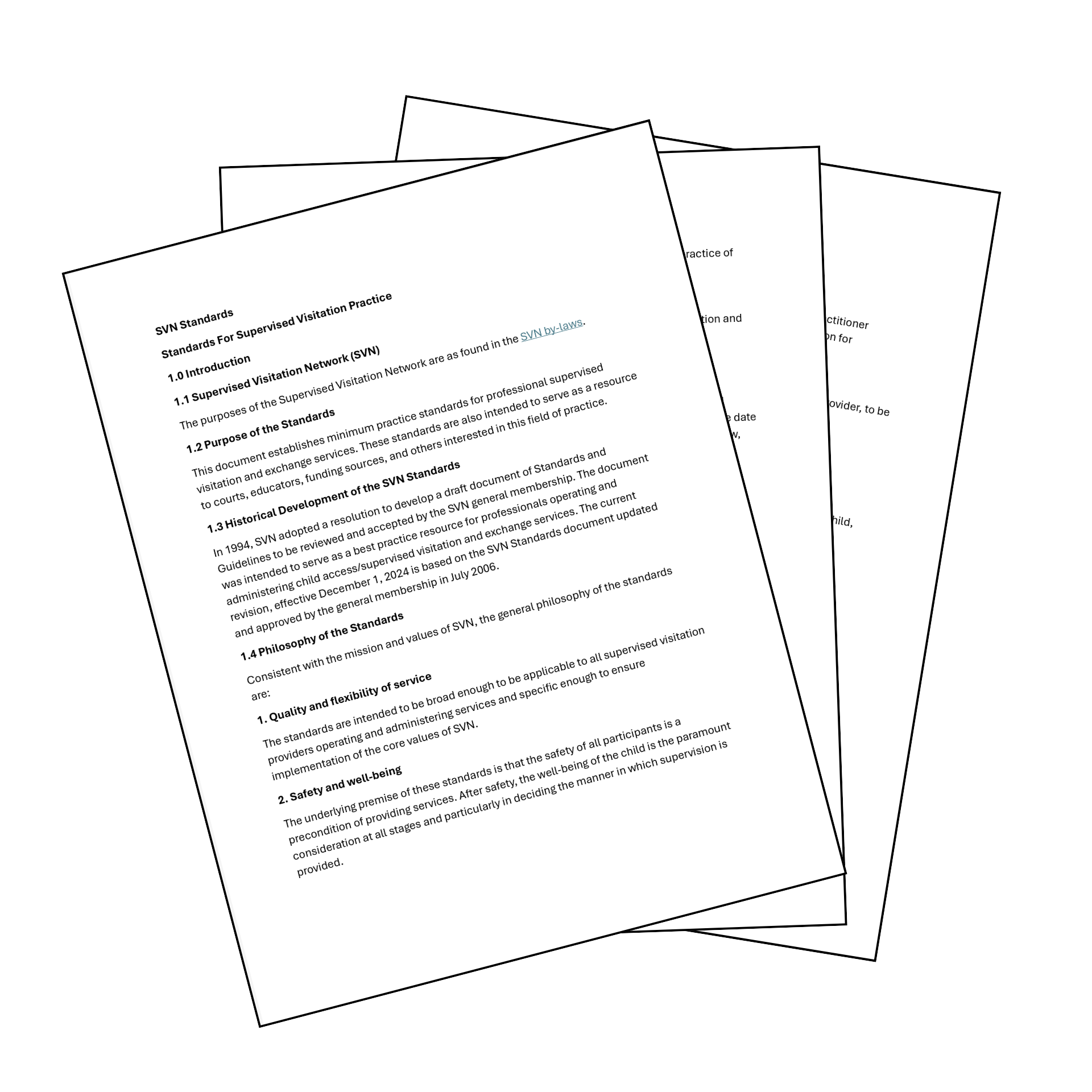 SVN Standards for Supervised Visitation | Supervised Visitation Network