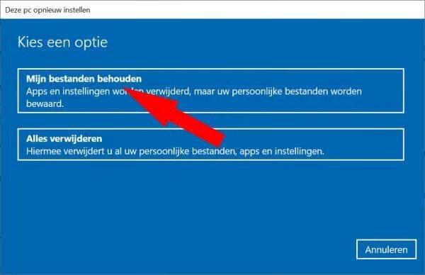 Hoe zet je een laptop naar fabrieksinstellingen?