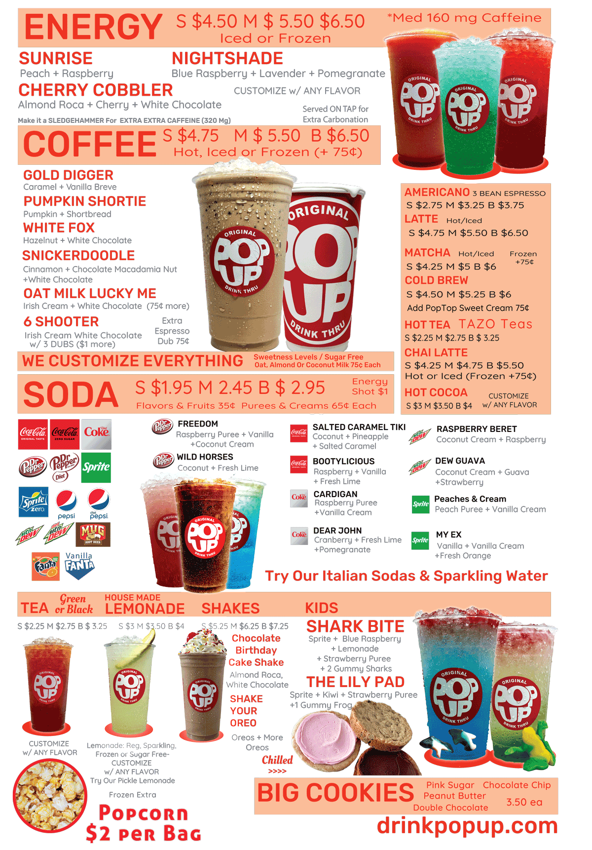 Custom Beverages & Snacks