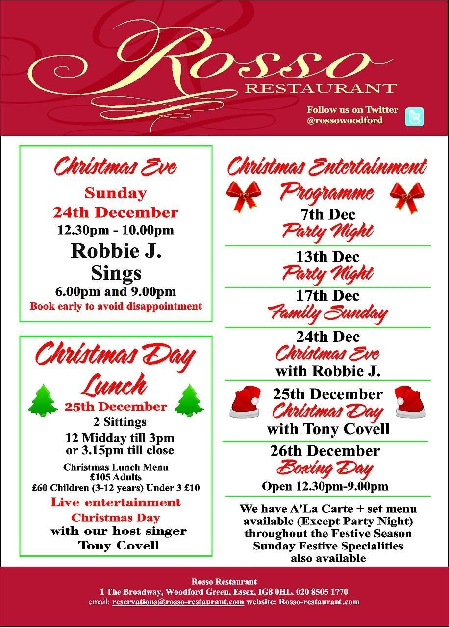 Rosso Restaurant Woodford Green