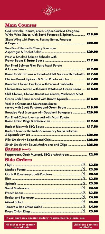 Rosso Restaurant Woodford Green