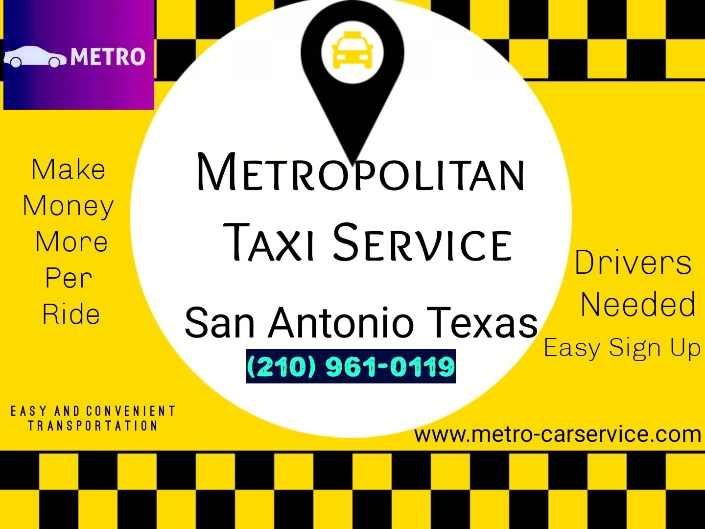 Metropolitan Taxi Service | Airport Transportation | Austin Texas