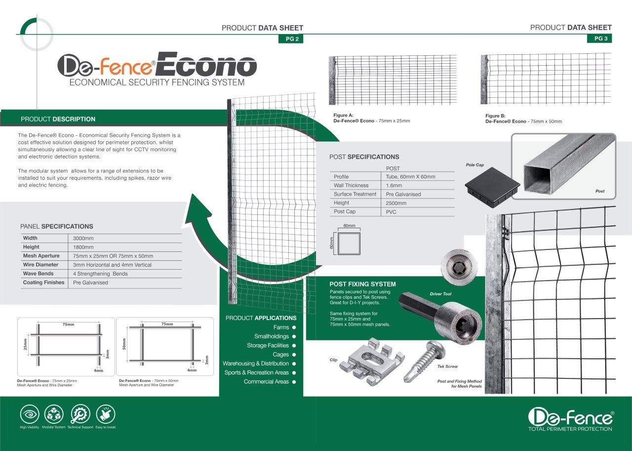 Clear Security Fencing | De-Fence - High-Quality Fencing Solutions