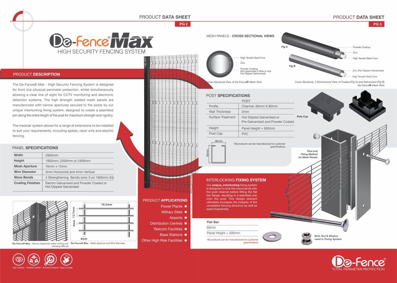 Clear Security Fencing | De-Fence - High-Quality Fencing Solutions