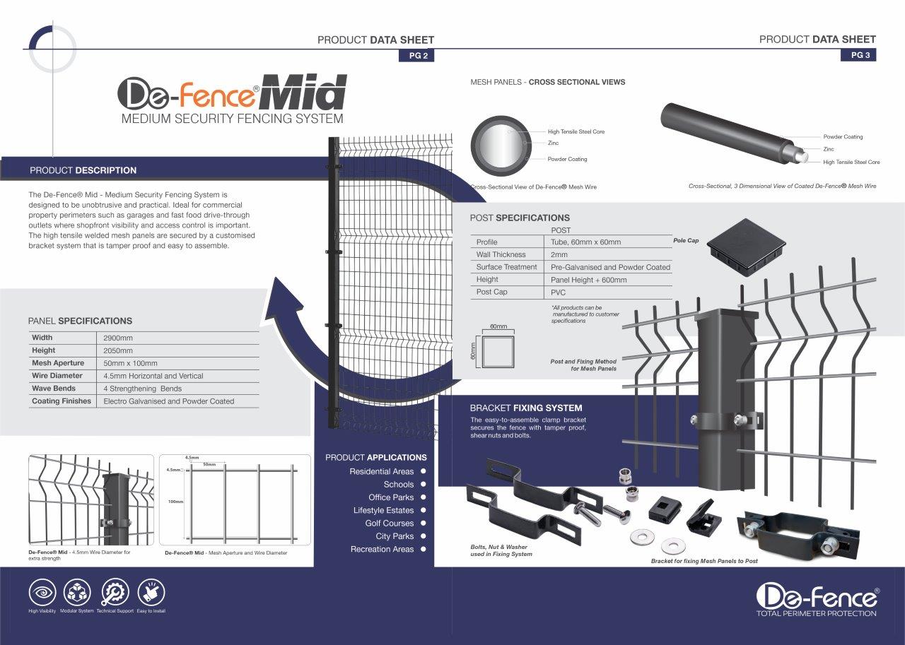 Clear Security Fencing | De-Fence - High-Quality Fencing Solutions