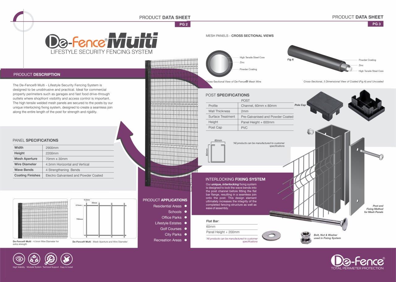 Clear Security Fencing | De-Fence - High-Quality Fencing Solutions