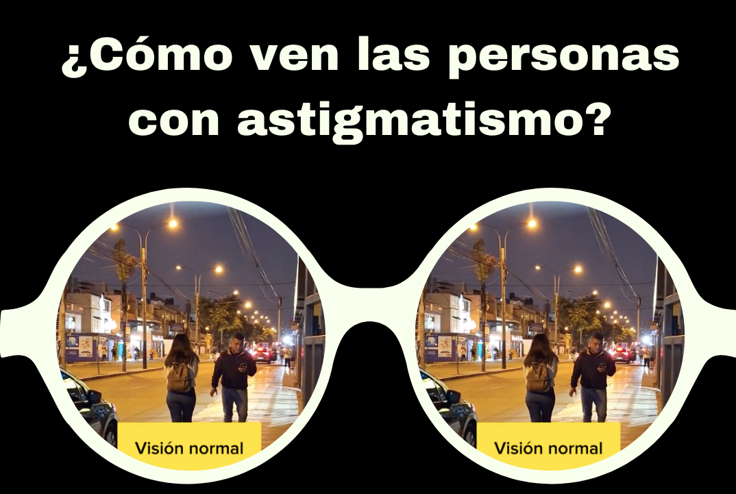 ¿Cómo ven las personas con astigmatismo?