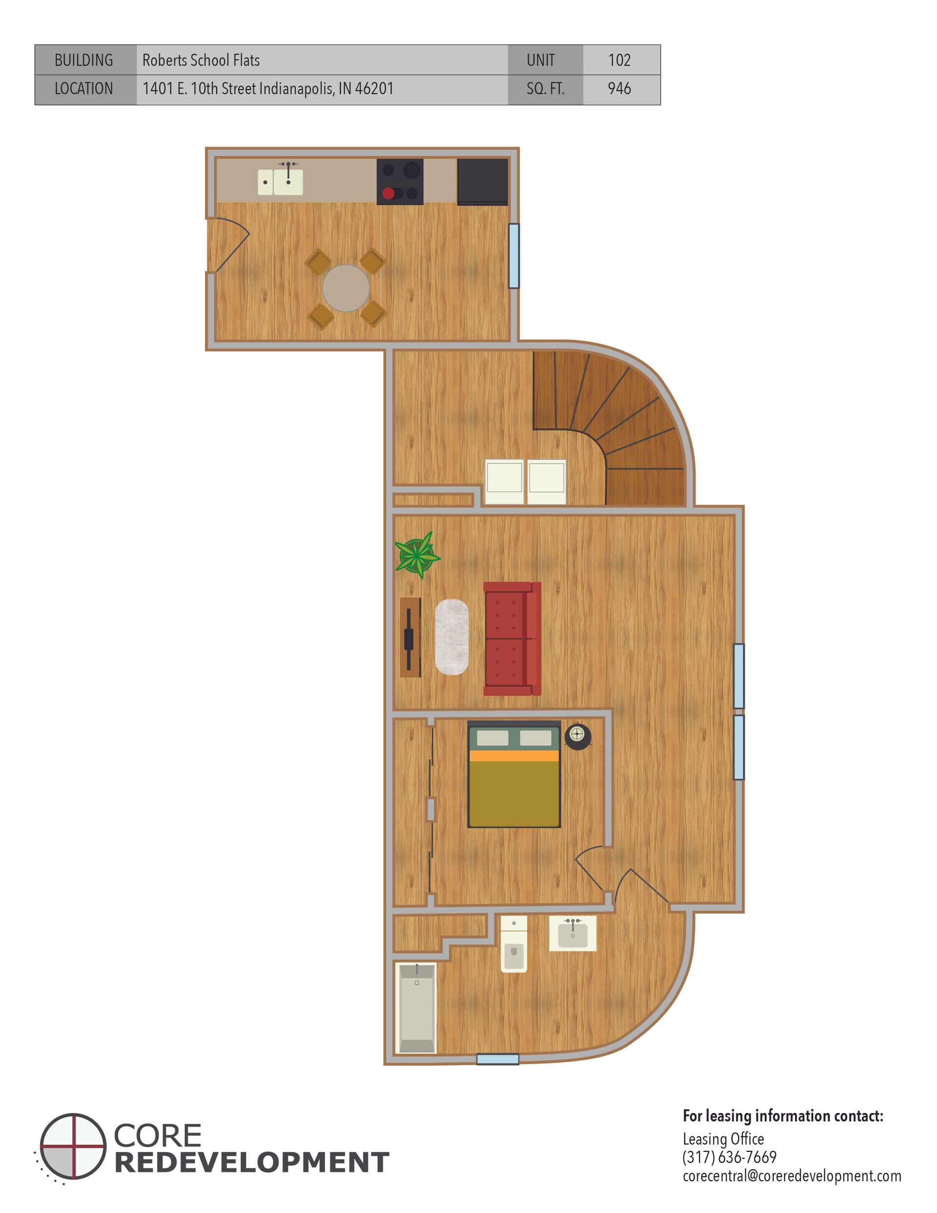 Robert School Flats in Indianapolis, IN | Core Redevelopment