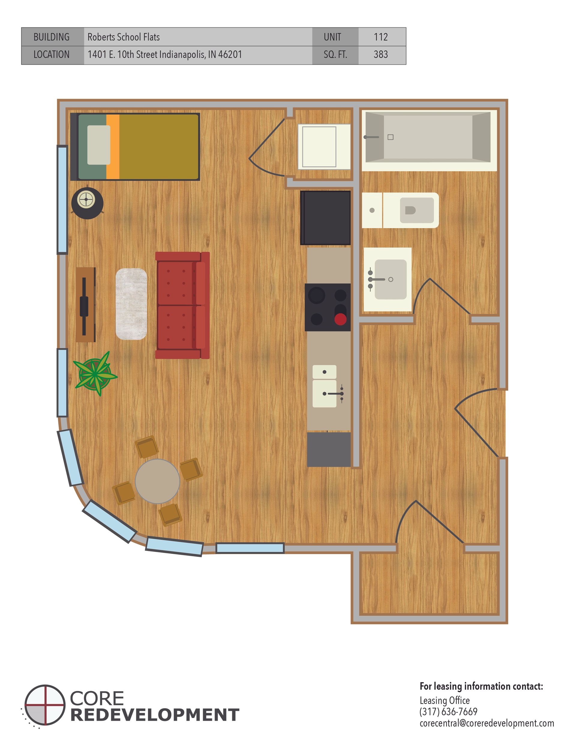 Robert School Flats in Indianapolis, IN | Core Redevelopment
