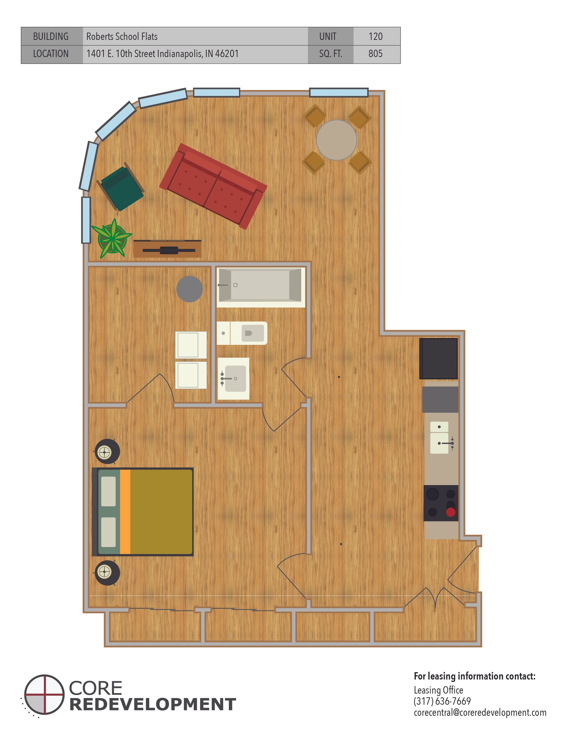 Robert School Flats in Indianapolis, IN | Core Redevelopment