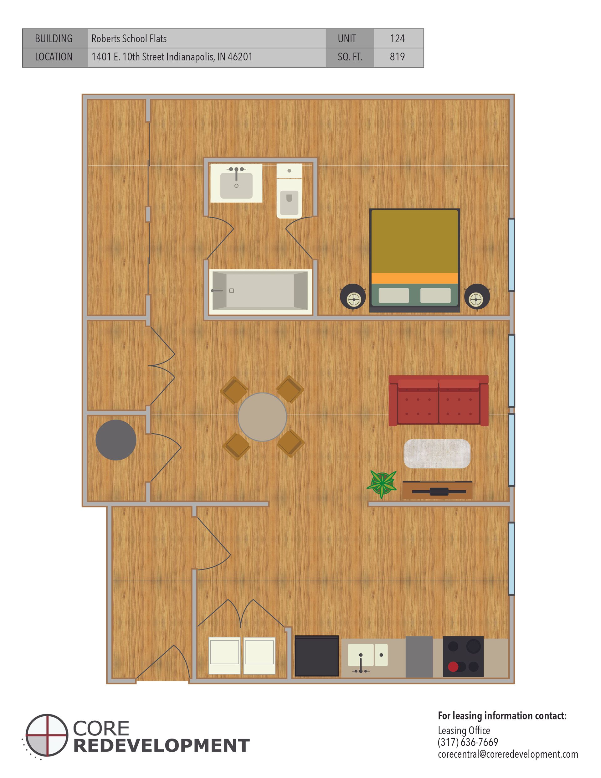 Robert School Flats in Indianapolis, IN | Core Redevelopment