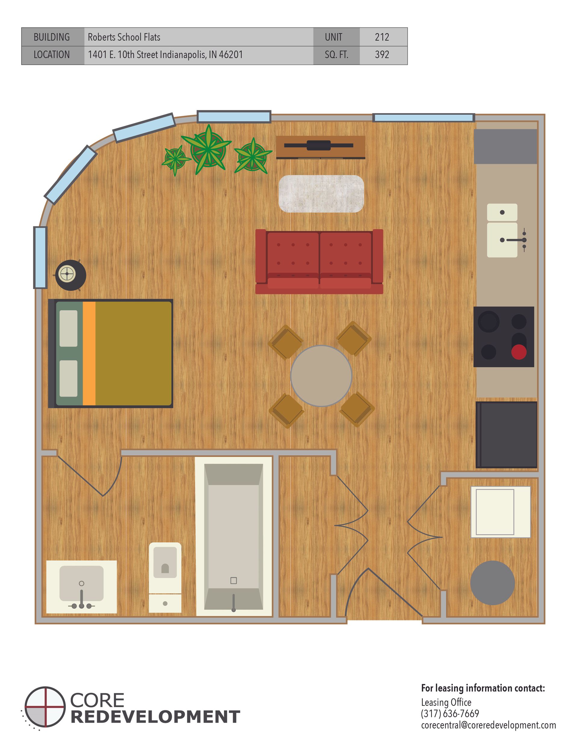 Robert School Flats in Indianapolis, IN | Core Redevelopment