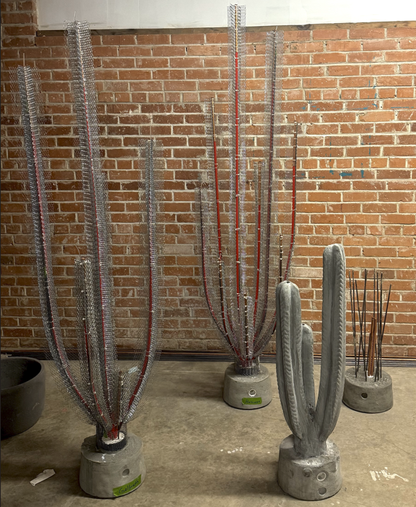 Handmade Cactus Fountains | Stone Cactus Fountains