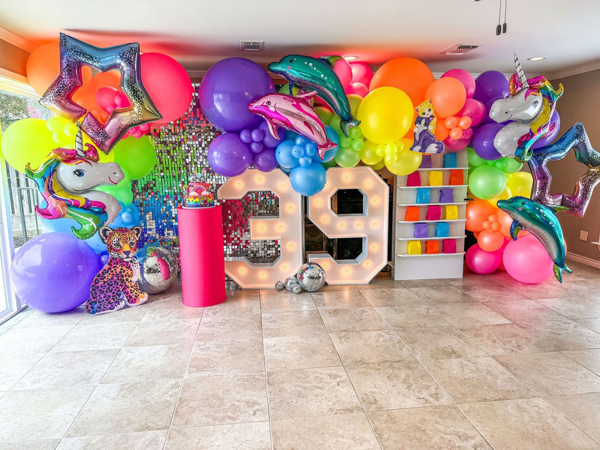 Planning the Ultimate Lisa Frank 90s Birthday Party with Balloons from ...