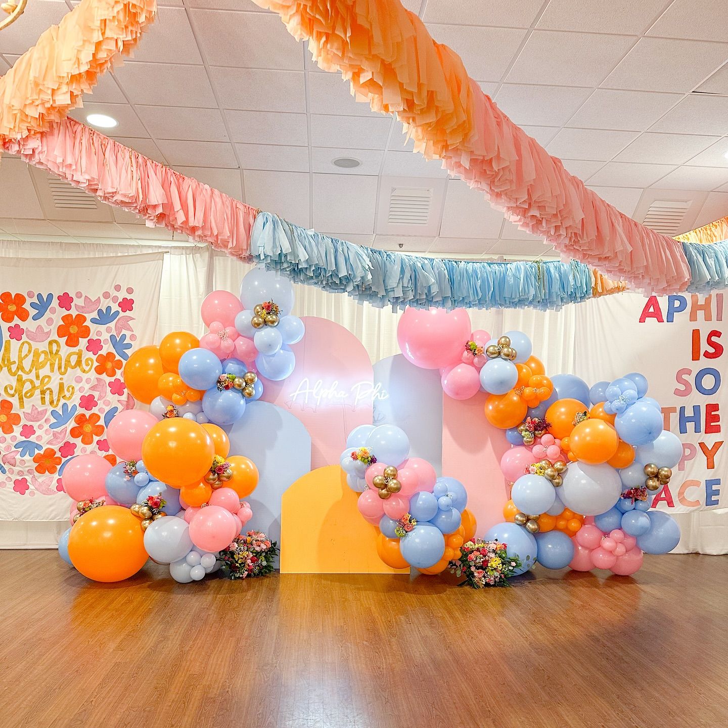 Baylor Sorority Balloon Decor | Custom Event Designs
