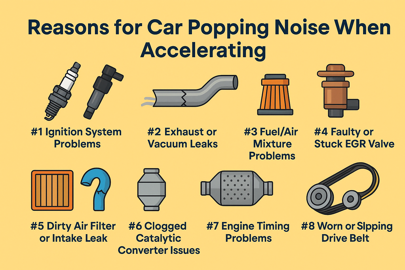 Why Your Car Makes a Popping Noise When Accelerating (Explained)