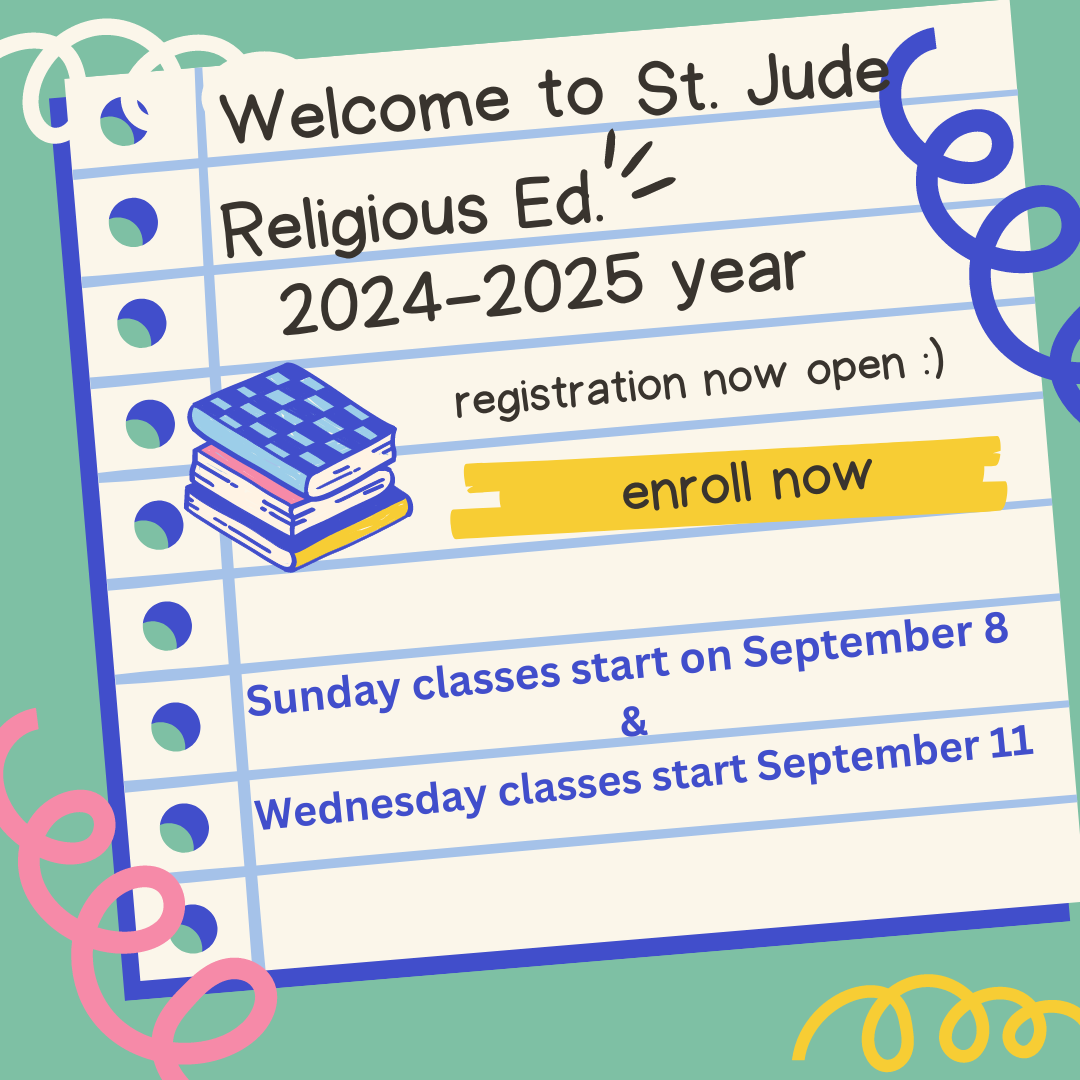 Religious Education Class Registration