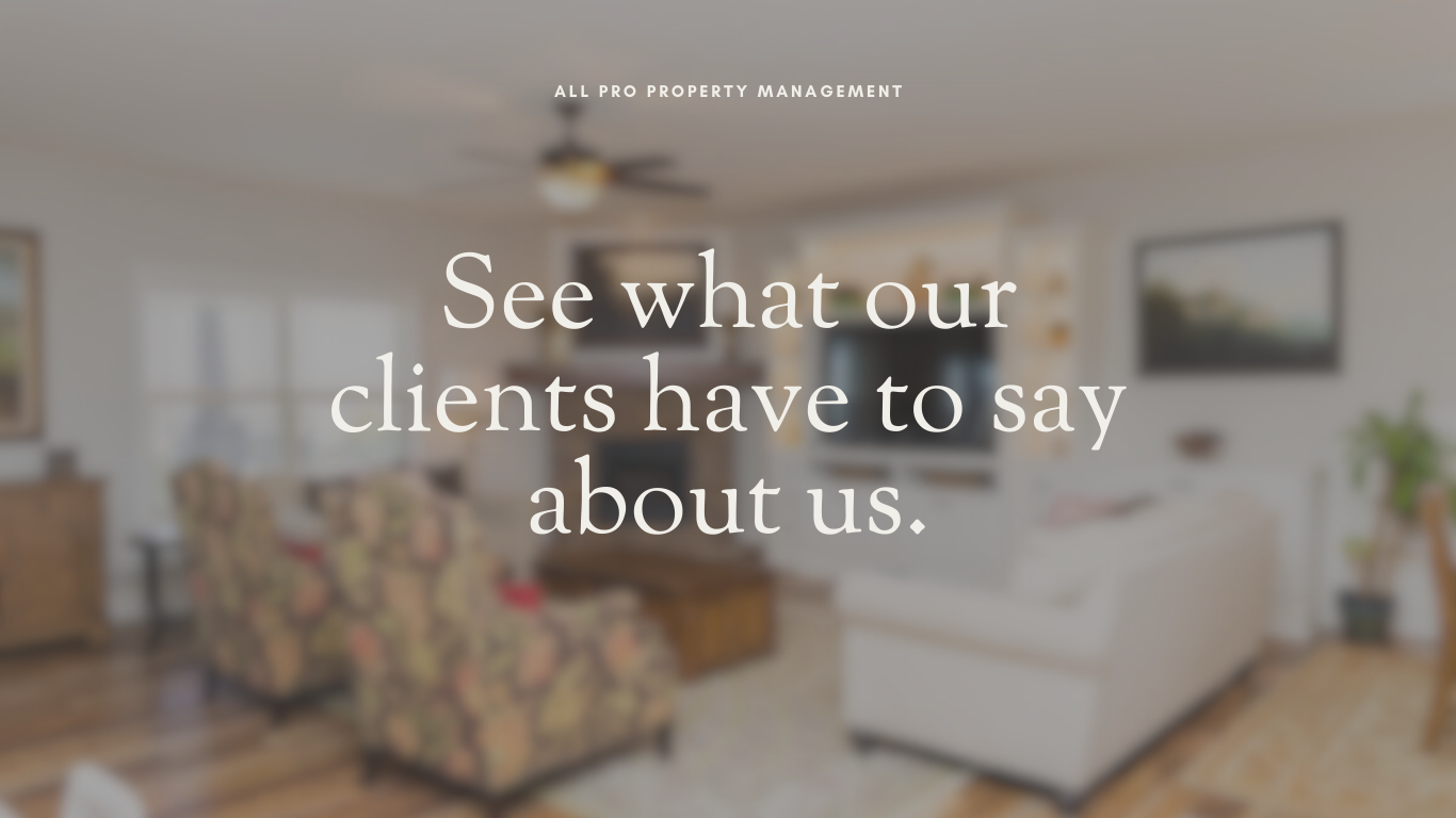 All Pro Property Management Services