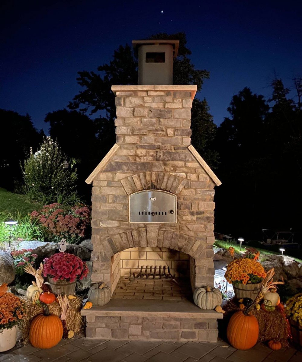 Outdoor Fireplace Inspiration Image Gallery