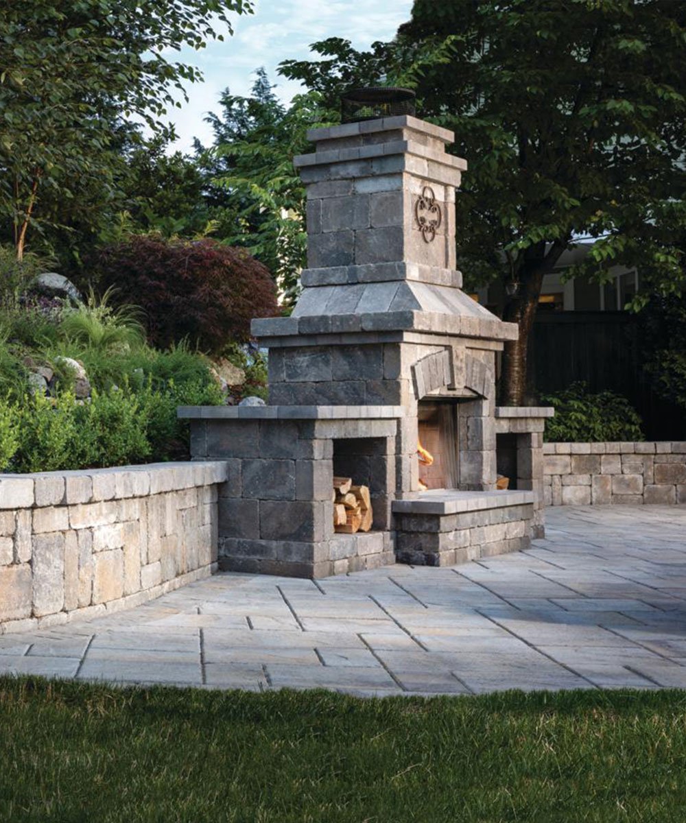 Outdoor Fireplace Inspiration Image Gallery
