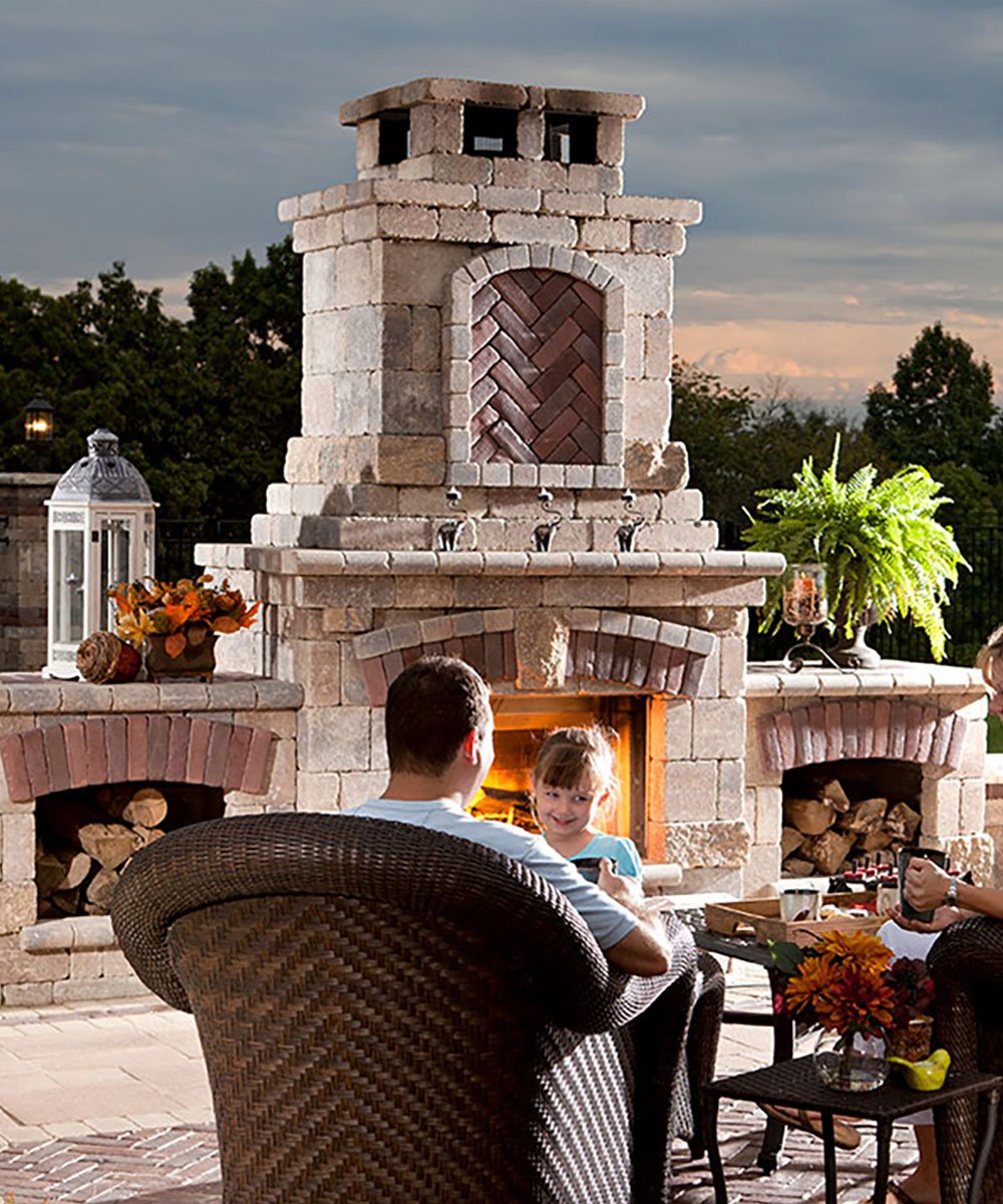Outdoor Fireplace Inspiration Image Gallery