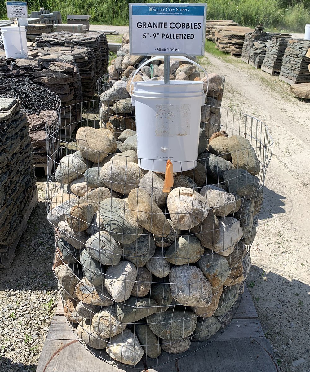 Cobbles and Boulders Natural Landscape Stone