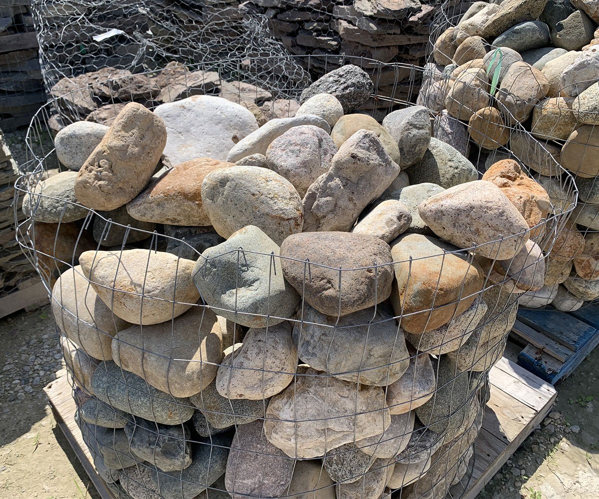 Cobbles and Boulders Natural Landscape Stone