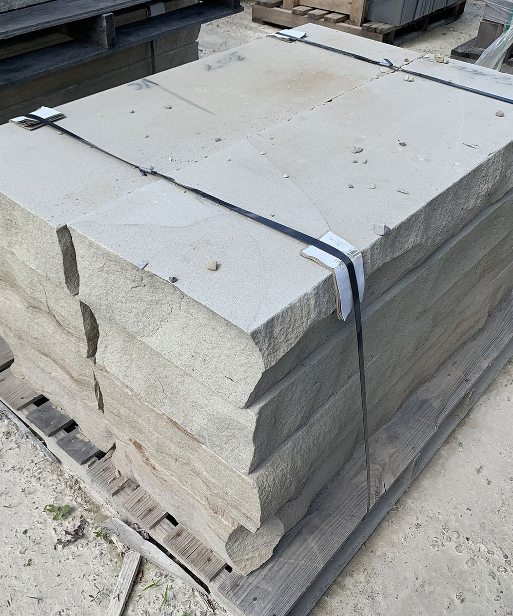 Steps and Outcropping Natural Landscape Stone