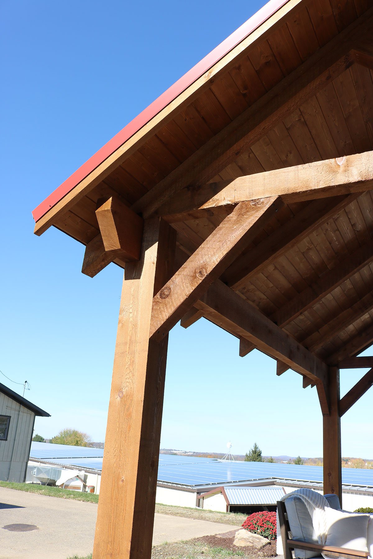 Outdoor Structures Mesa Wood Pavilion for Columbus Ohio