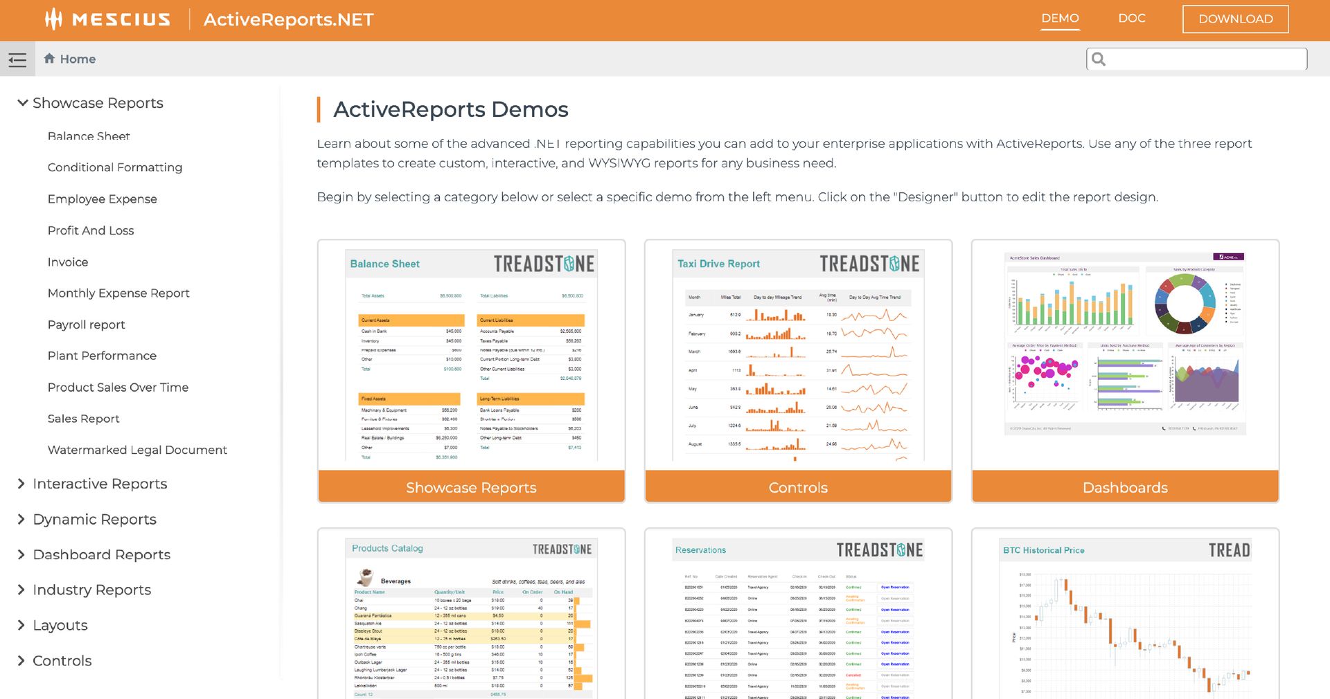 ActiveReports.NET 튜토리얼 | .NET 리포팅 컴포넌트