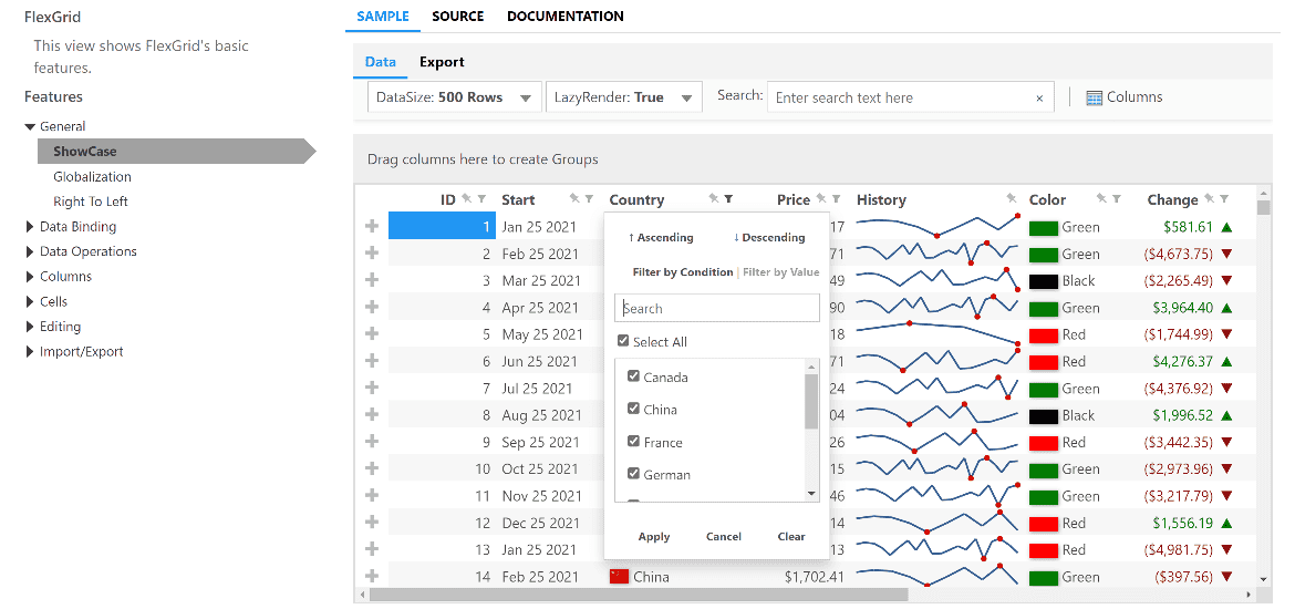 Componentone Aspnet Mvc Net Ui 컨트롤