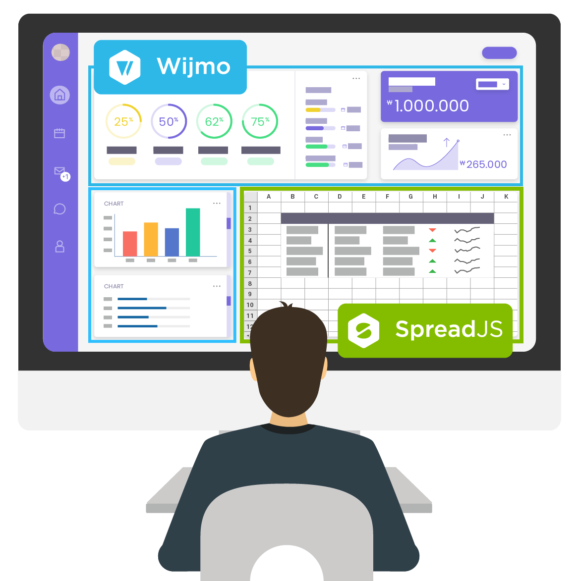 For Web 개발자 | SpreadJS, Wijmo, ActiveReportsJS, DsExcel