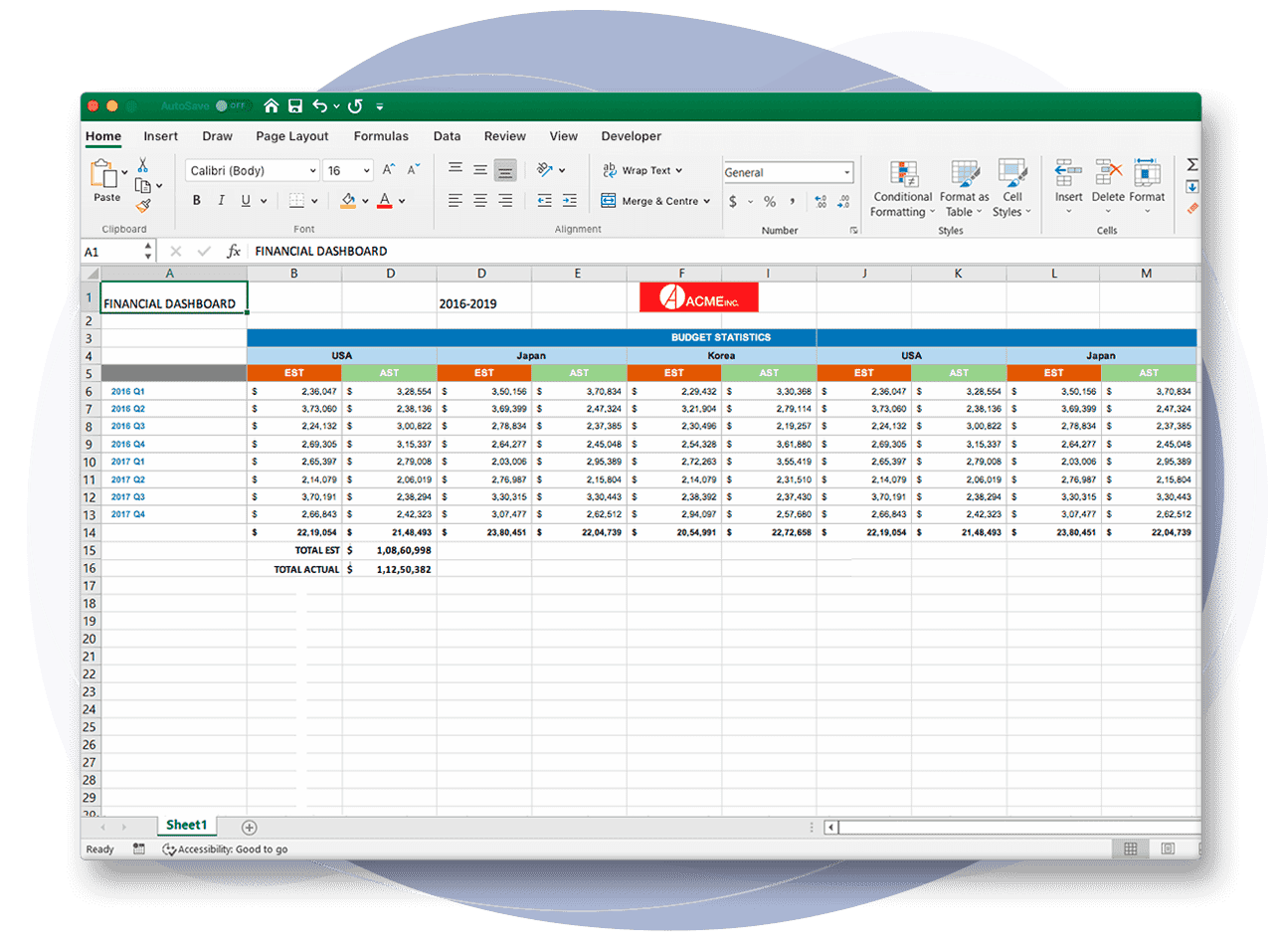 DsExcel .NET Excel 리포트 템플릿