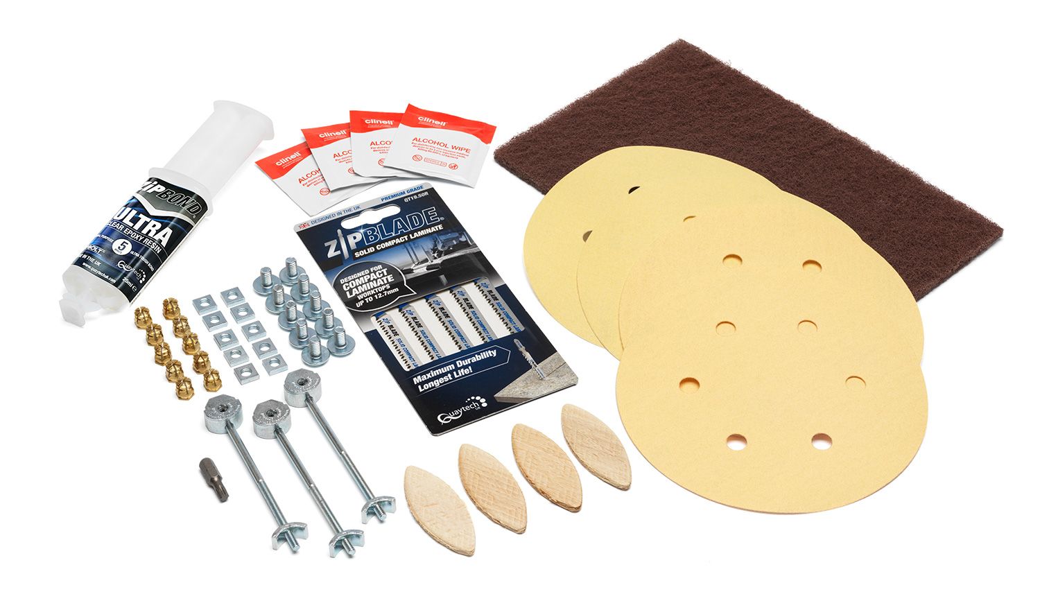 Zipbolt range of worktop connectors