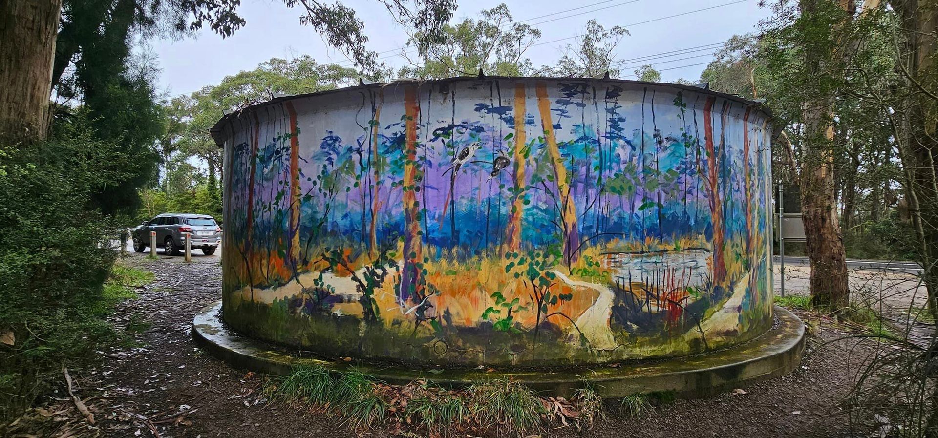Arthur's Seat Water Tank Art