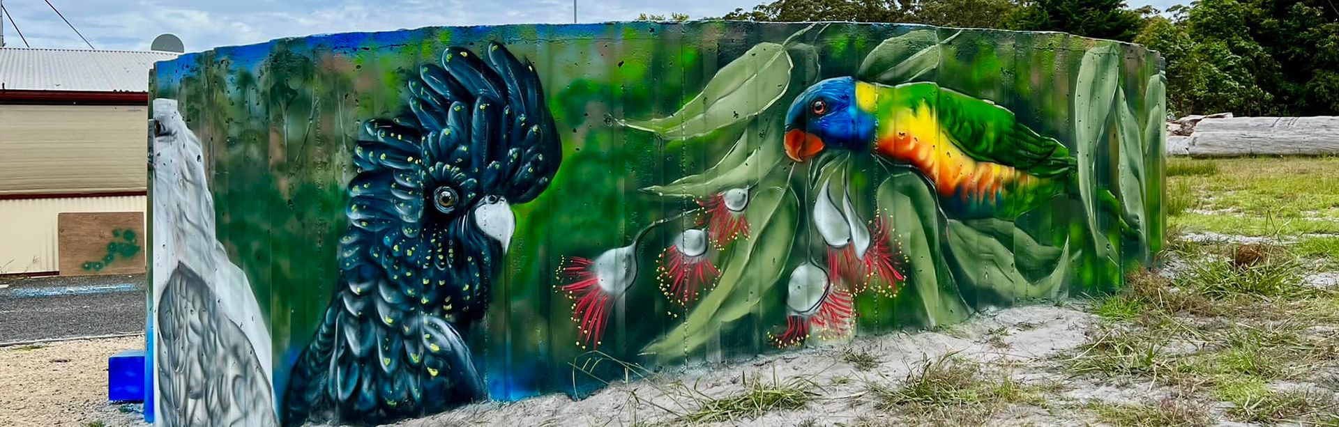 Bemm River Water Tank Art