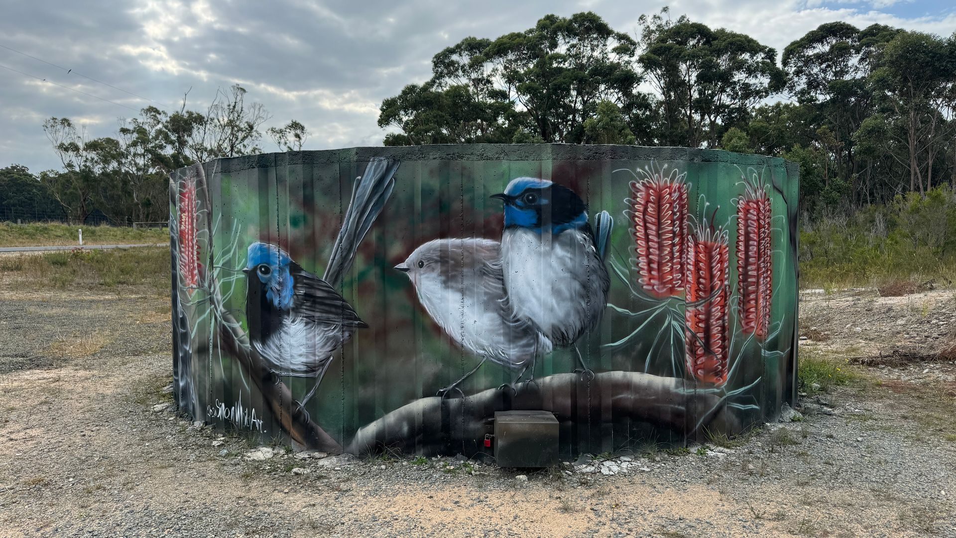 Cape Conran Water Tank Art