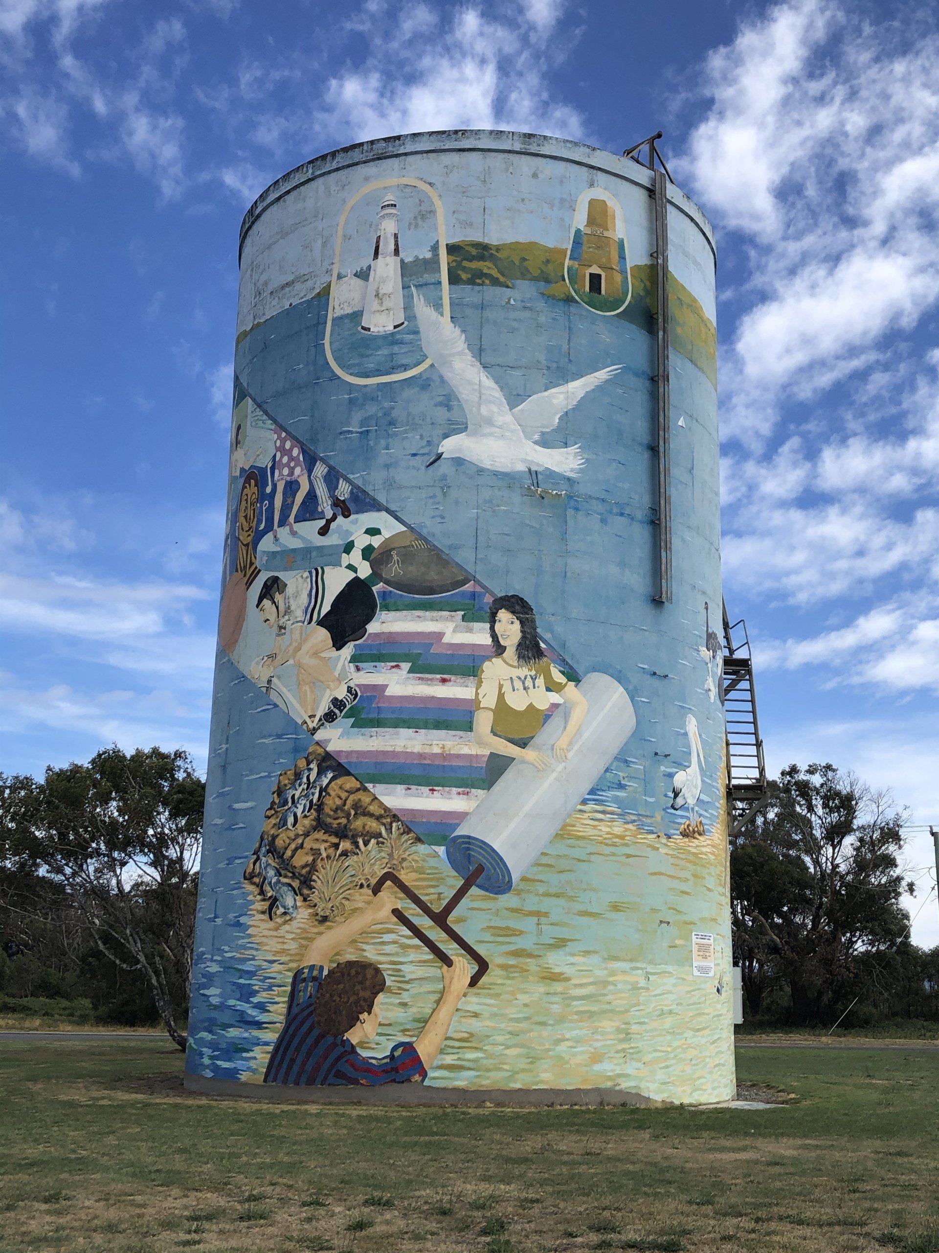 George Town Water Tank Art